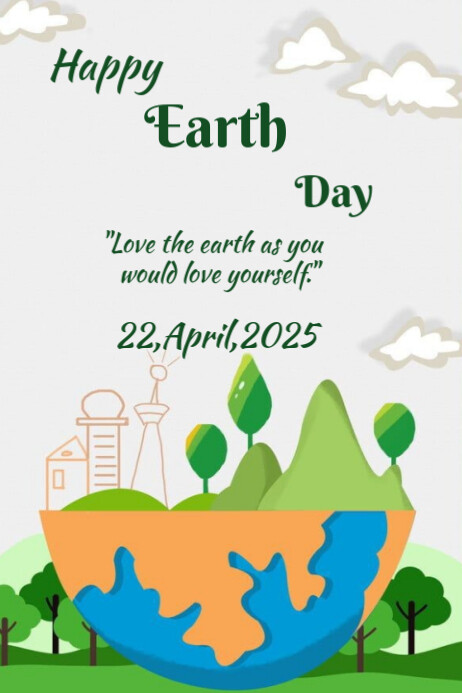 Copy of Happy earth day template 2025 | PosterMyWall