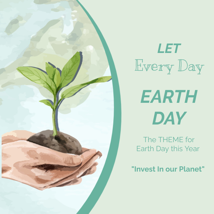 happy earth day template | PosterMyWall
