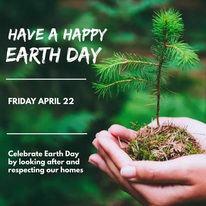 Copy of HAPPY EARTH DAY TEMPLATE | PosterMyWall