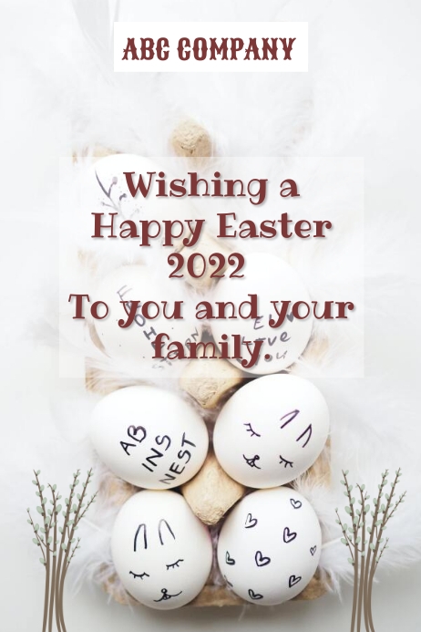 Happy Easter 2022 Flyer Template | PosterMyWall