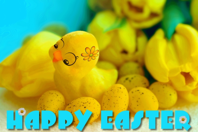 Happy Easter 2023 Poster Template | PosterMyWall