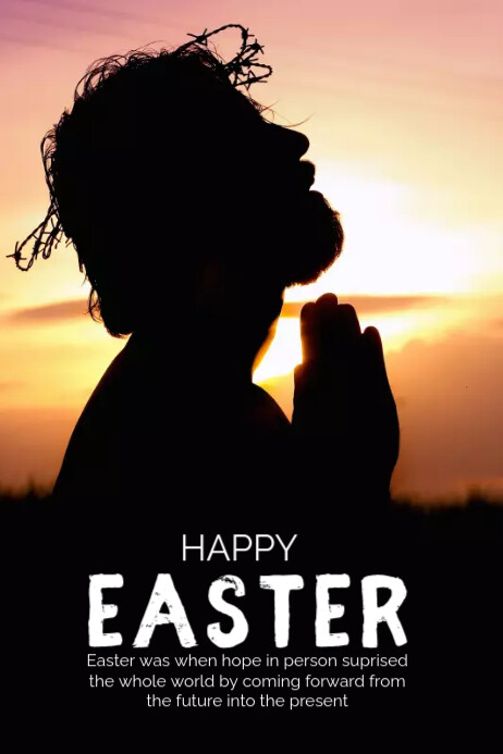 happy easter 2023 design greeting template | PosterMyWall