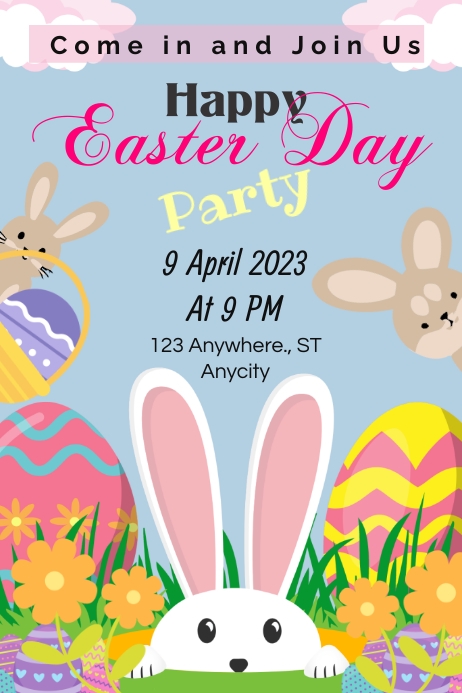 Copy of happy easter 2023 design greeting template | PosterMyWall