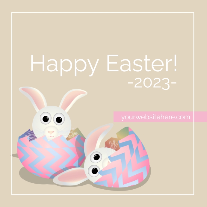 Plantilla de Happy Easter 2023 | PosterMyWall