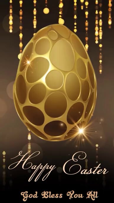 Happy Easter Animated Video Design Template | PosterMyWall