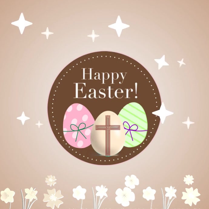 Happy Easter Animation Template | PosterMyWall