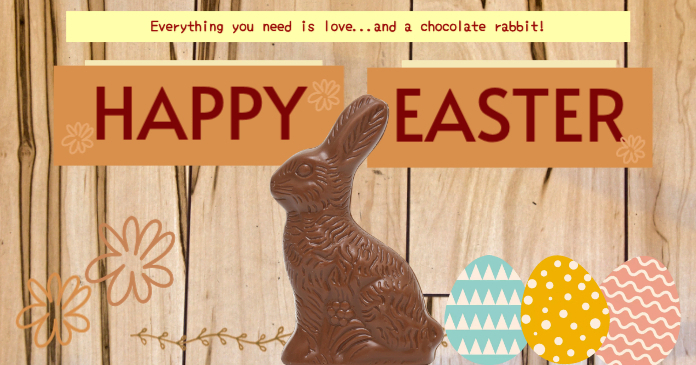 happy easter blue Template | PosterMyWall