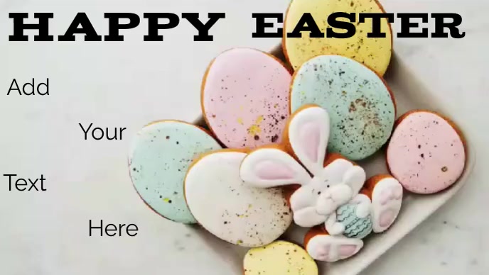 Happy Easter card Template | PosterMyWall