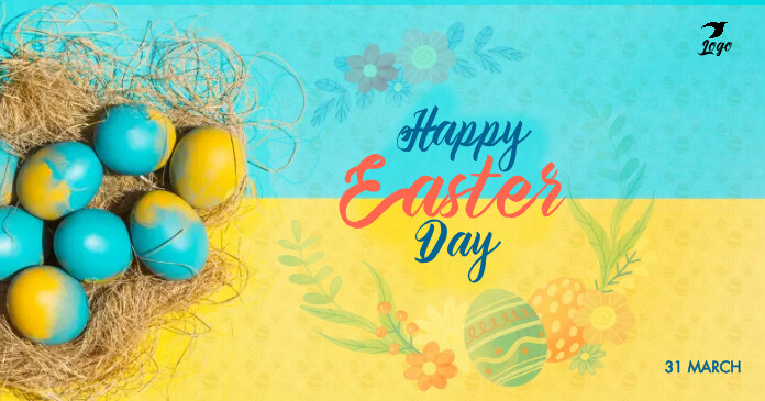 Happy Easter Card Template | PosterMyWall