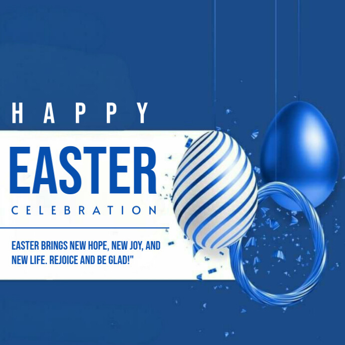 Happy Easter celebration 2025 Template | PosterMyWall