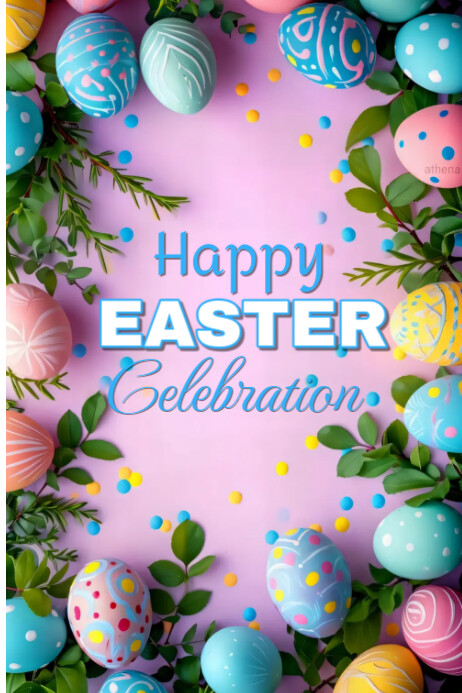 Copy of Happy Easter Celebration | PosterMyWall