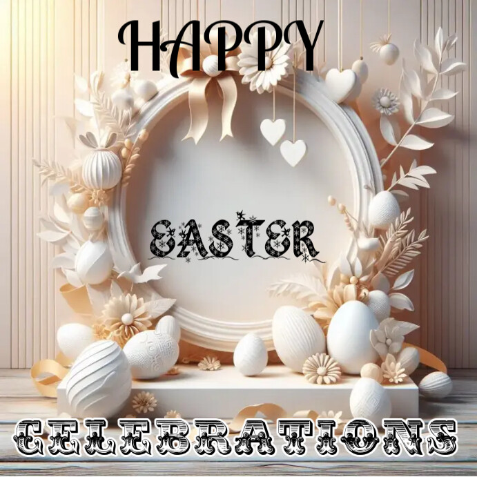 Plantilla de Happy Easter Celebrations | PosterMyWall