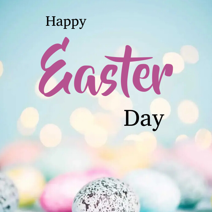 Happy easter day,Instagram post,template | PosterMyWall