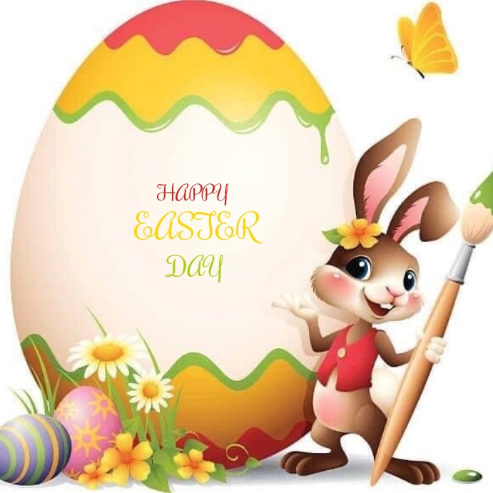 Happy Easter day 2023 Template | PosterMyWall