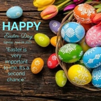 Happy easter day 2023 quotation Template | PosterMyWall