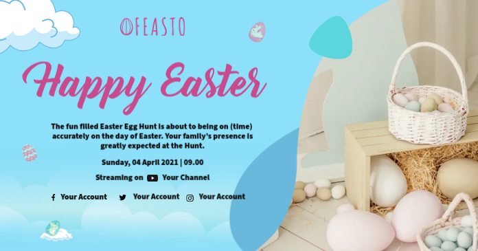 Happy Easter Day Ads Template | PosterMyWall