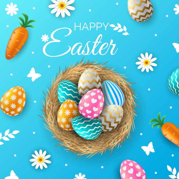 happy easter day Template | PosterMyWall