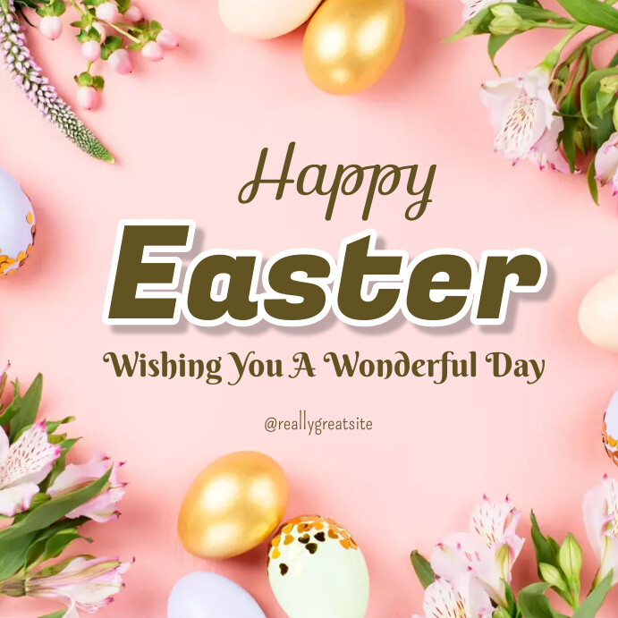 Copy of Happy Easter Day | PosterMyWall