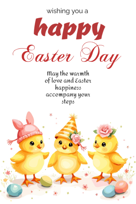 HAPPY EASTER DAY Template | PosterMyWall