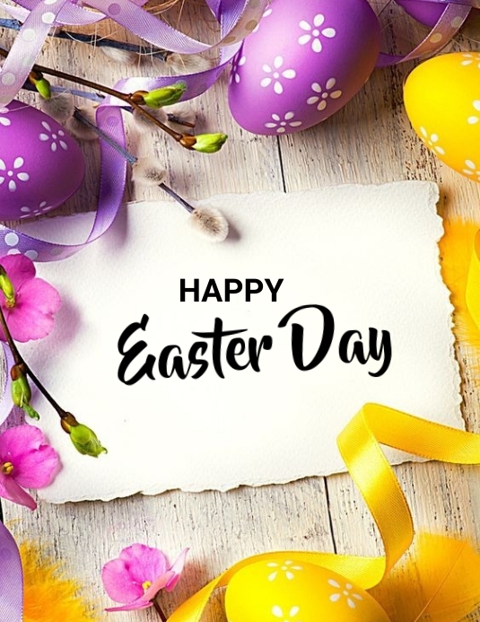 happy Easter day Template | PosterMyWall