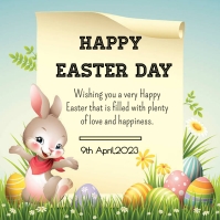 Happy Easter Day Instagram Post Template | PosterMyWall