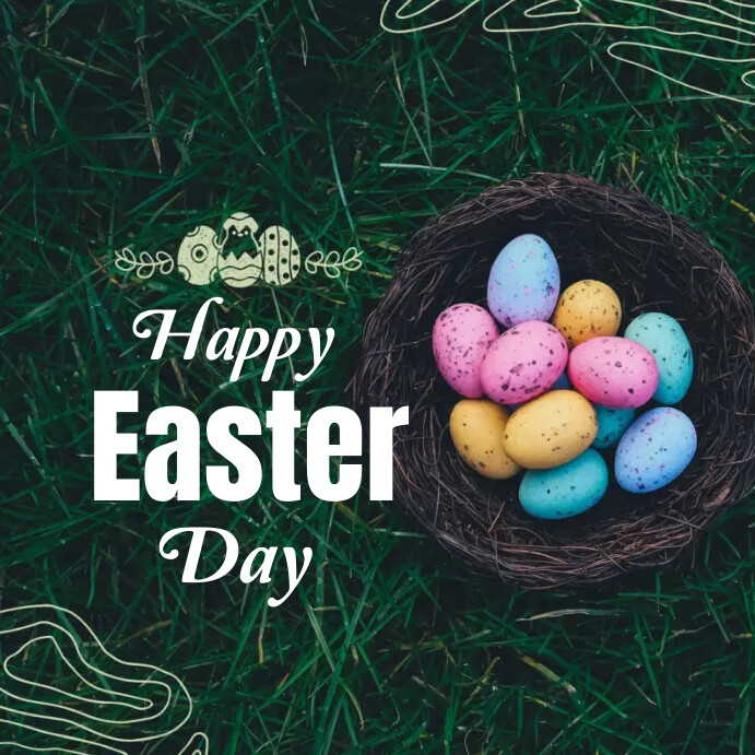 Copy of happy easter day | PosterMyWall