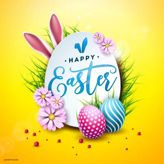 Happy Easter Day Template | PosterMyWall