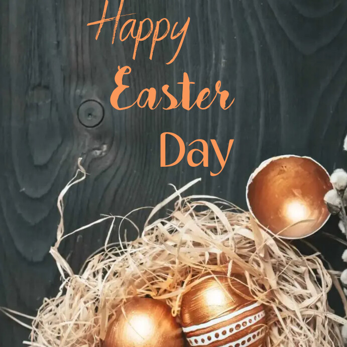 Plantilla de Happy Easter day | PosterMyWall