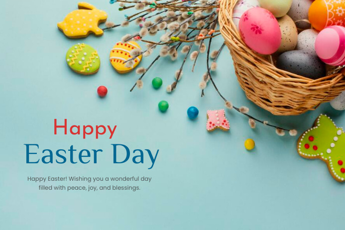 Happy Easter Day Template | PosterMyWall