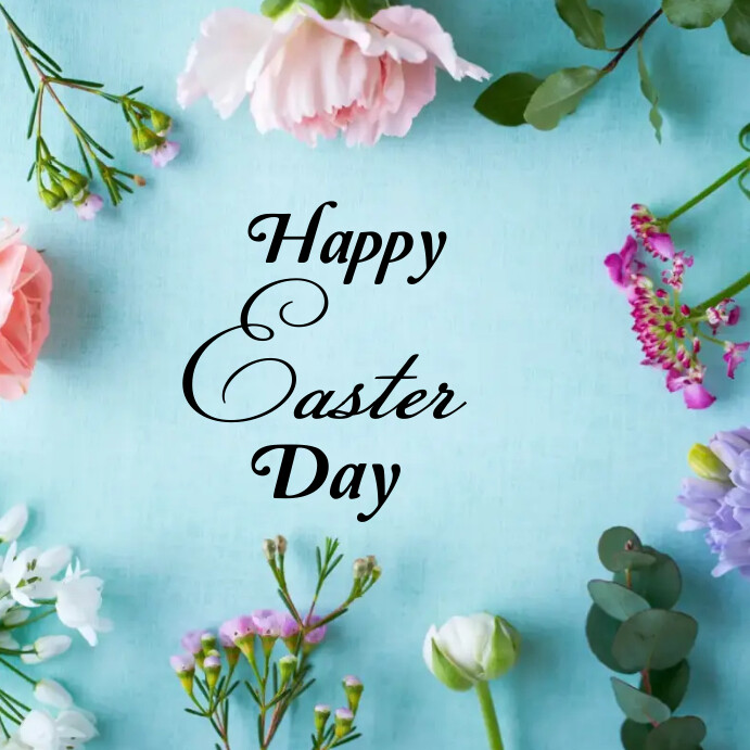 Copy of happy easter day | PosterMyWall
