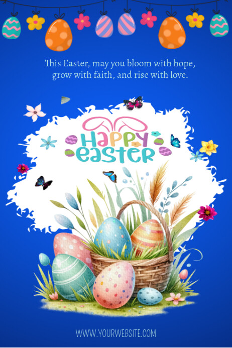happy Easter day Template | PosterMyWall