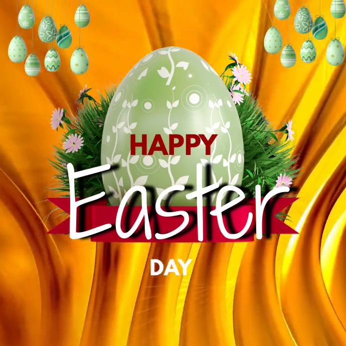 happy easter day Template | PosterMyWall