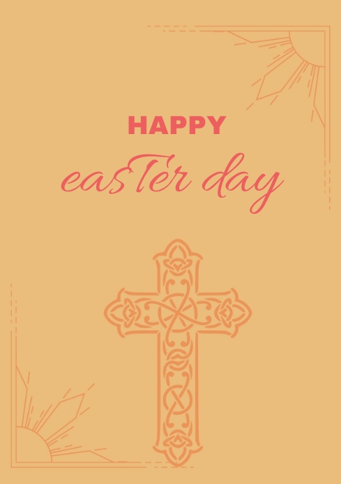Happy Easter Day Template | PosterMyWall