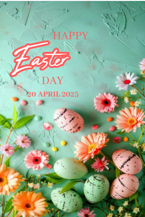 Happy Easter day Template | PosterMyWall
