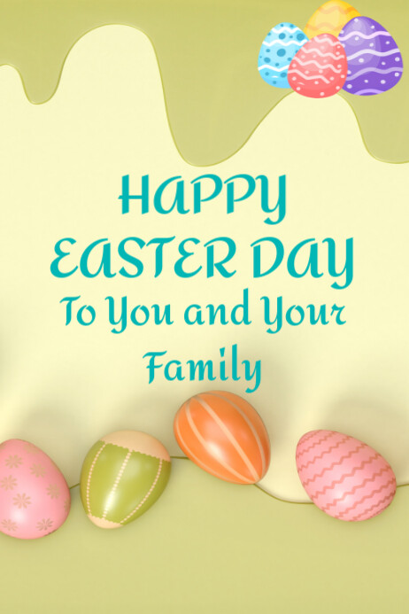 Happy Easter Day Template | PosterMyWall