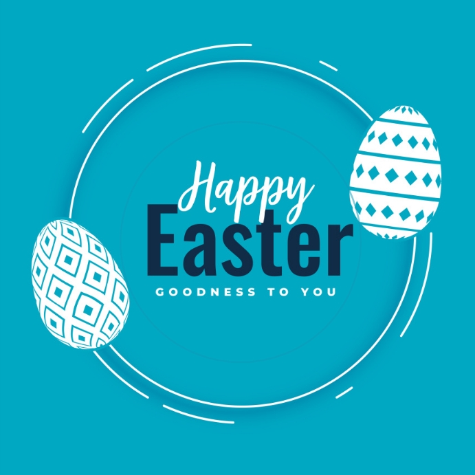 Happy Easter day event flyer Template | PosterMyWall