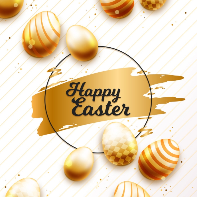 Happy Easter day event flyer Template | PosterMyWall