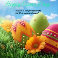 Happy Easter day flyers Template | PosterMyWall