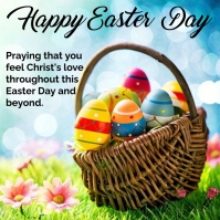 Happy Easter day flyers Template | PosterMyWall