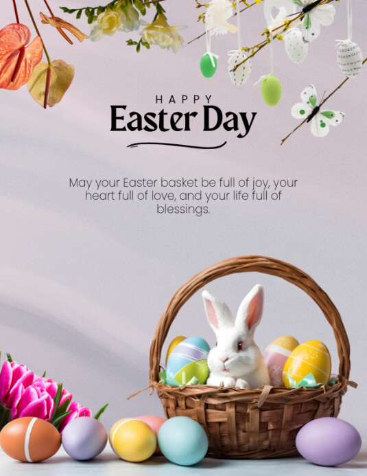 Copy of Happy Easter day Instagram post | PosterMyWall
