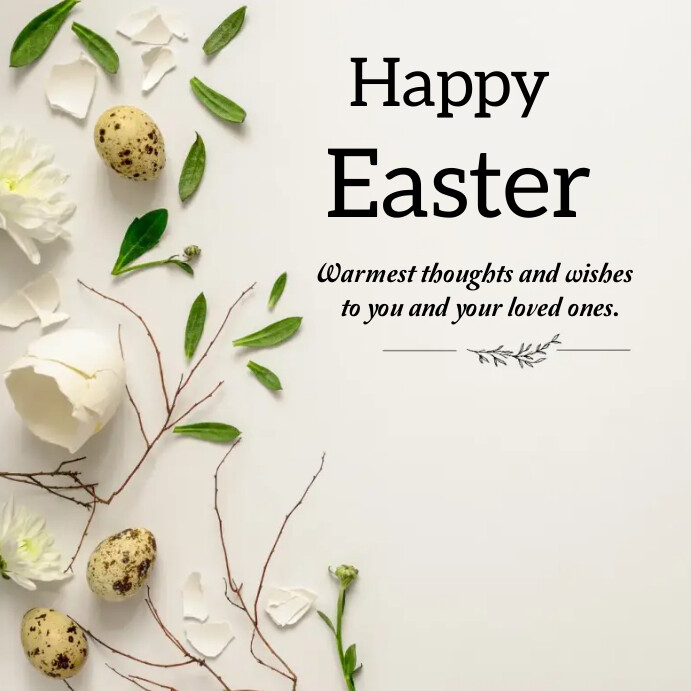 Happy Easter day Instagram post Template | PosterMyWall