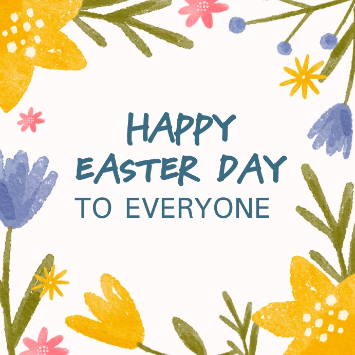HAPPY EASTER DAY POST TEMPLATE | PosterMyWall