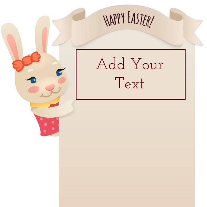 Happy Easter Day Poster Template Design | PosterMyWall