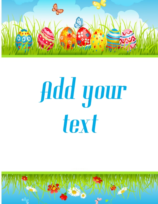 Happy Easter Day Poster Template Design | PosterMyWall