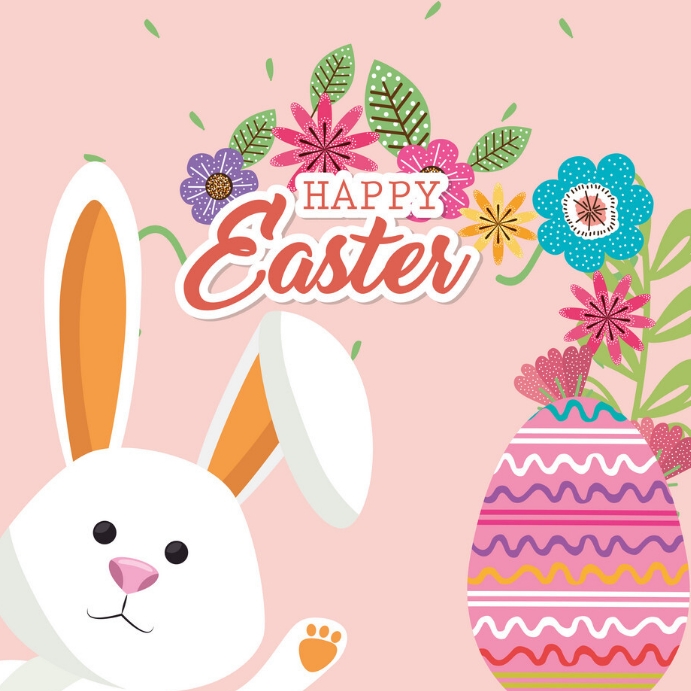 Happy Easter Day Poster Template Design | PosterMyWall
