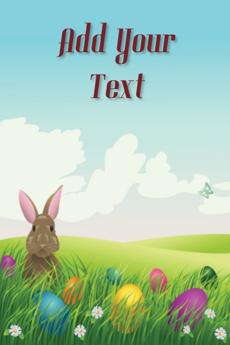 Happy Easter Day Poster Template Design | PosterMyWall