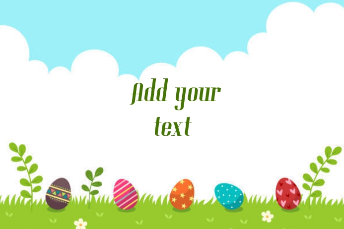 Happy Easter Day Poster Template Design | PosterMyWall