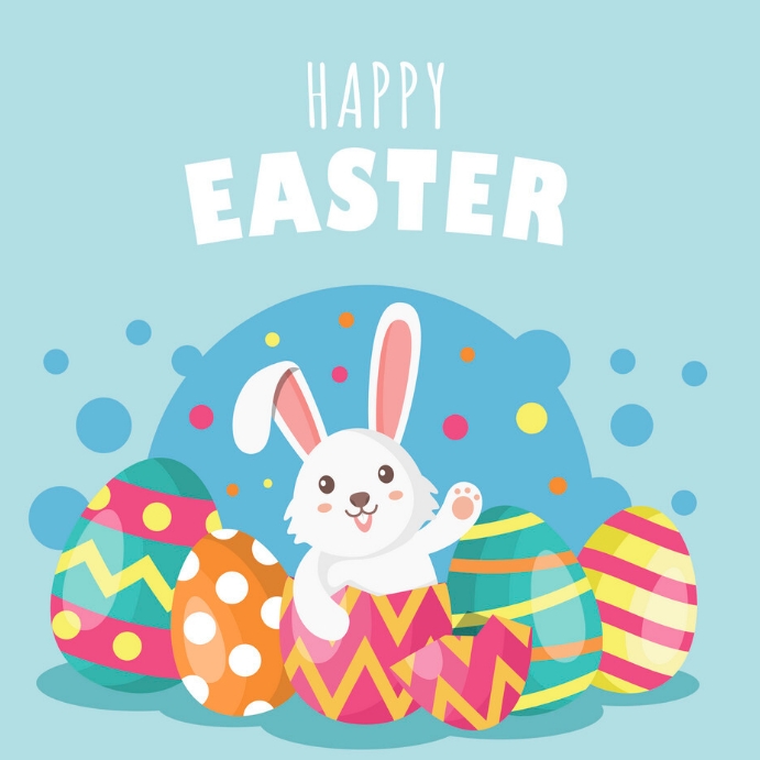 Happy Easter Day Poster Template Design | PosterMyWall