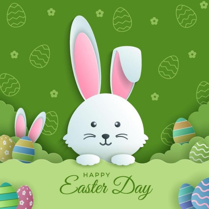 Happy Easter Day Poster Template Design | PosterMyWall