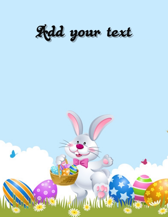 Happy Easter Day Poster Template Design | PosterMyWall